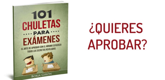 101 chuletas para exámenes - El Libro | NOESTUDIES
